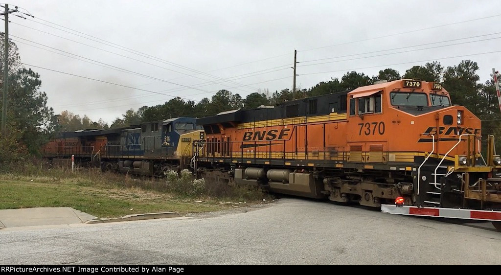 BNSF 7506, CSX 514, and BNSF 7370 roll out